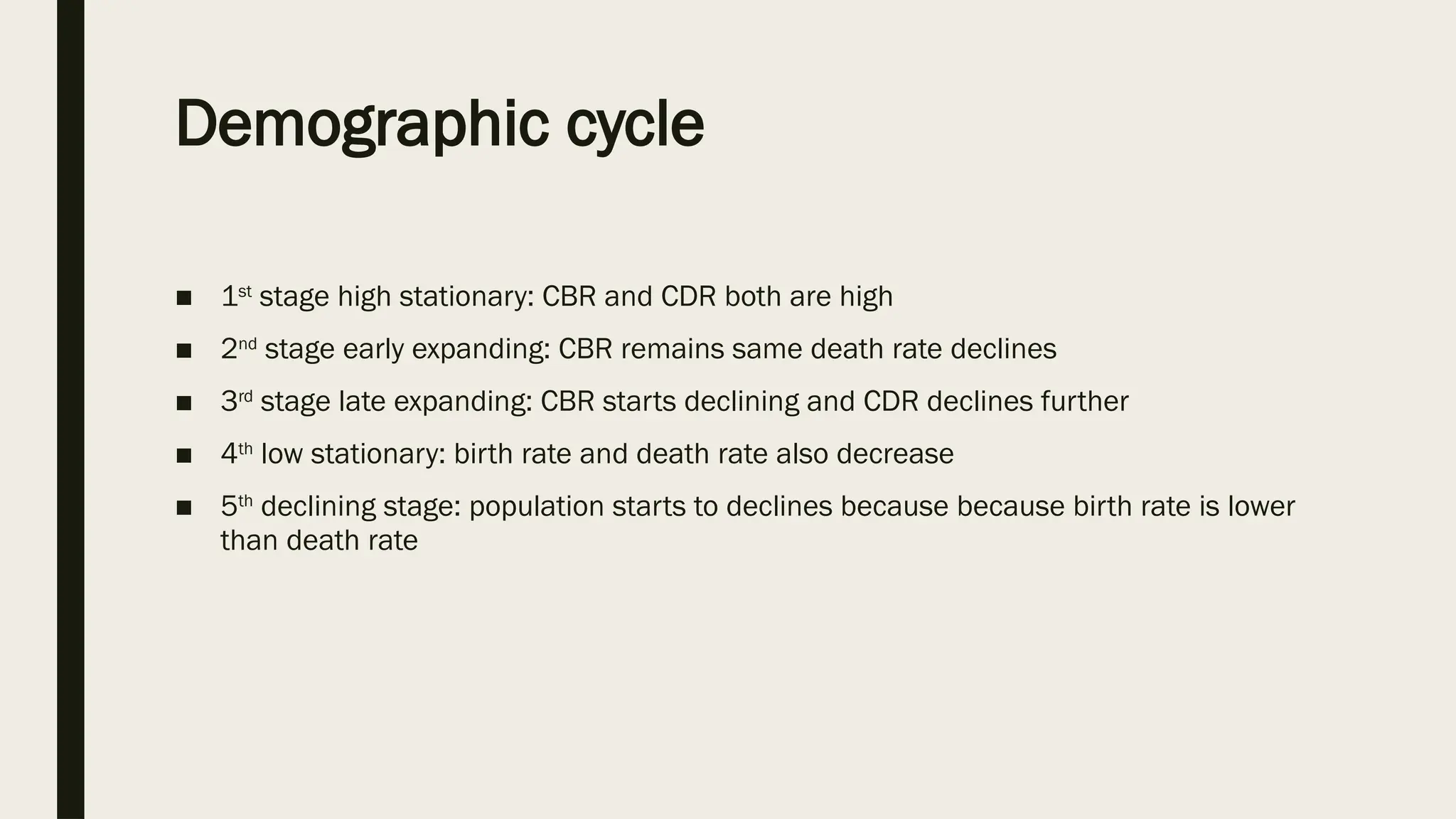 Study of demographics and population pyramid | PPTX