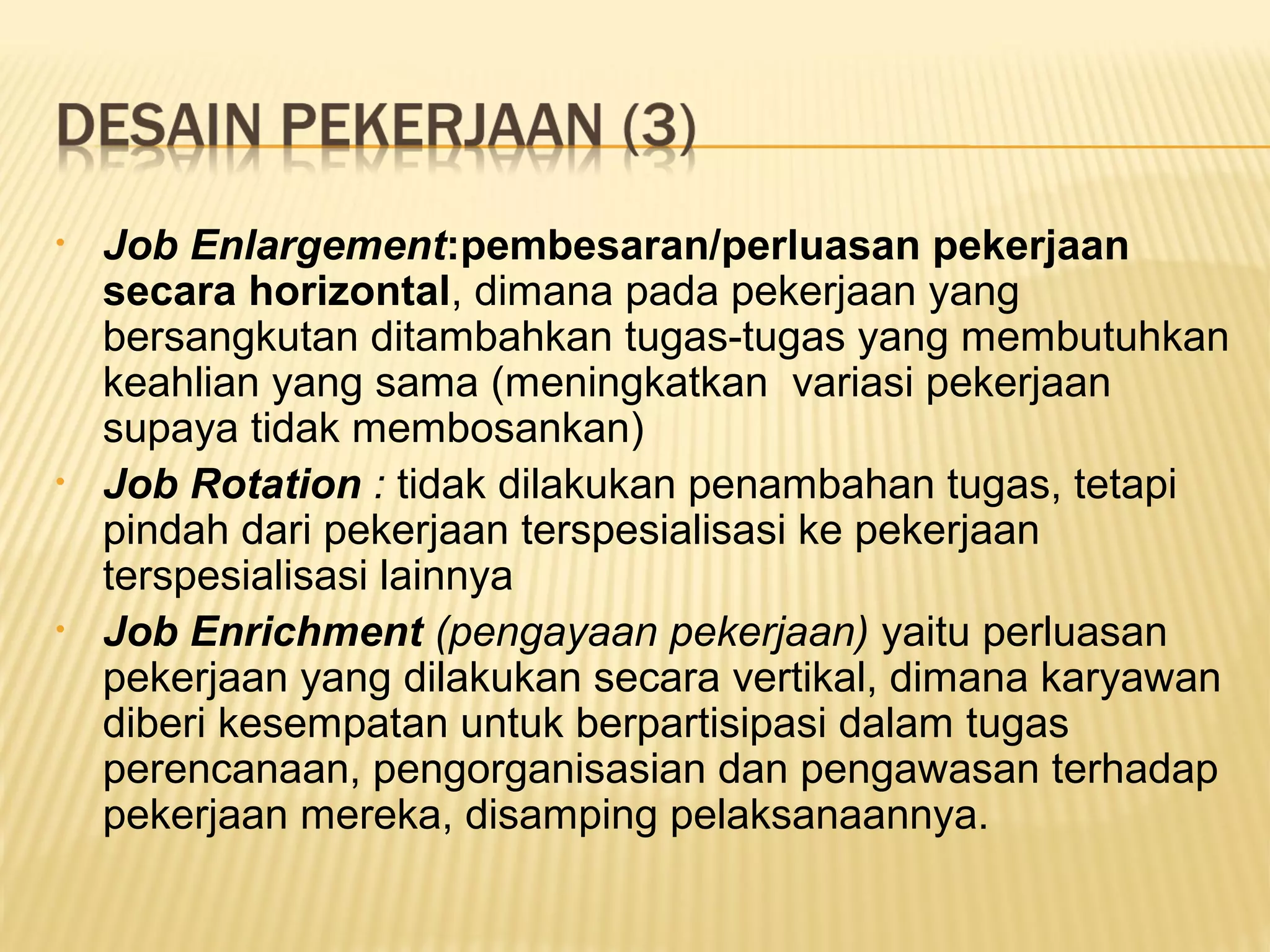 Presentation desain sistem kerja | PPT