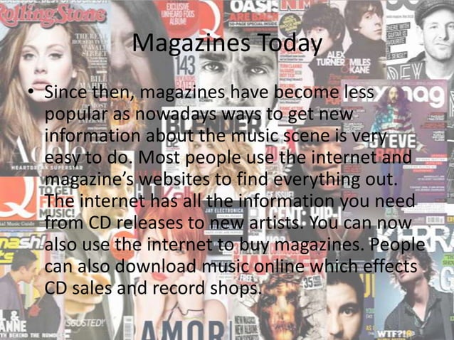 The History of Music Magazines | PPT
