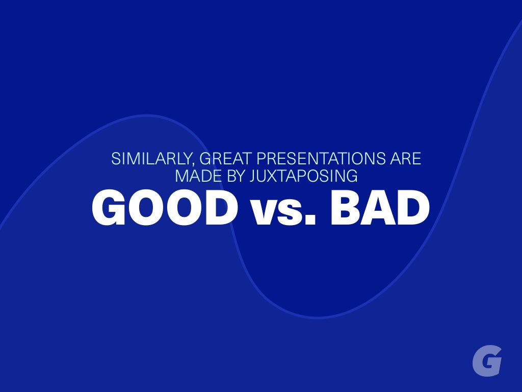 SIMILARLY, GREAT PRESENTATIONS ARE MADE