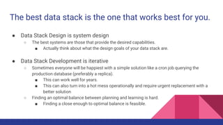 Data Engineer's Lunch #85: Designing a Modern Data Stack | PPT