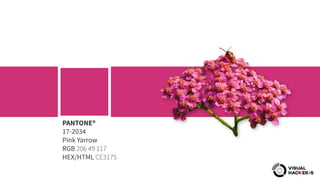 Presentation Design Tips - Pantone Best Colors To Use In 2017 | PDF