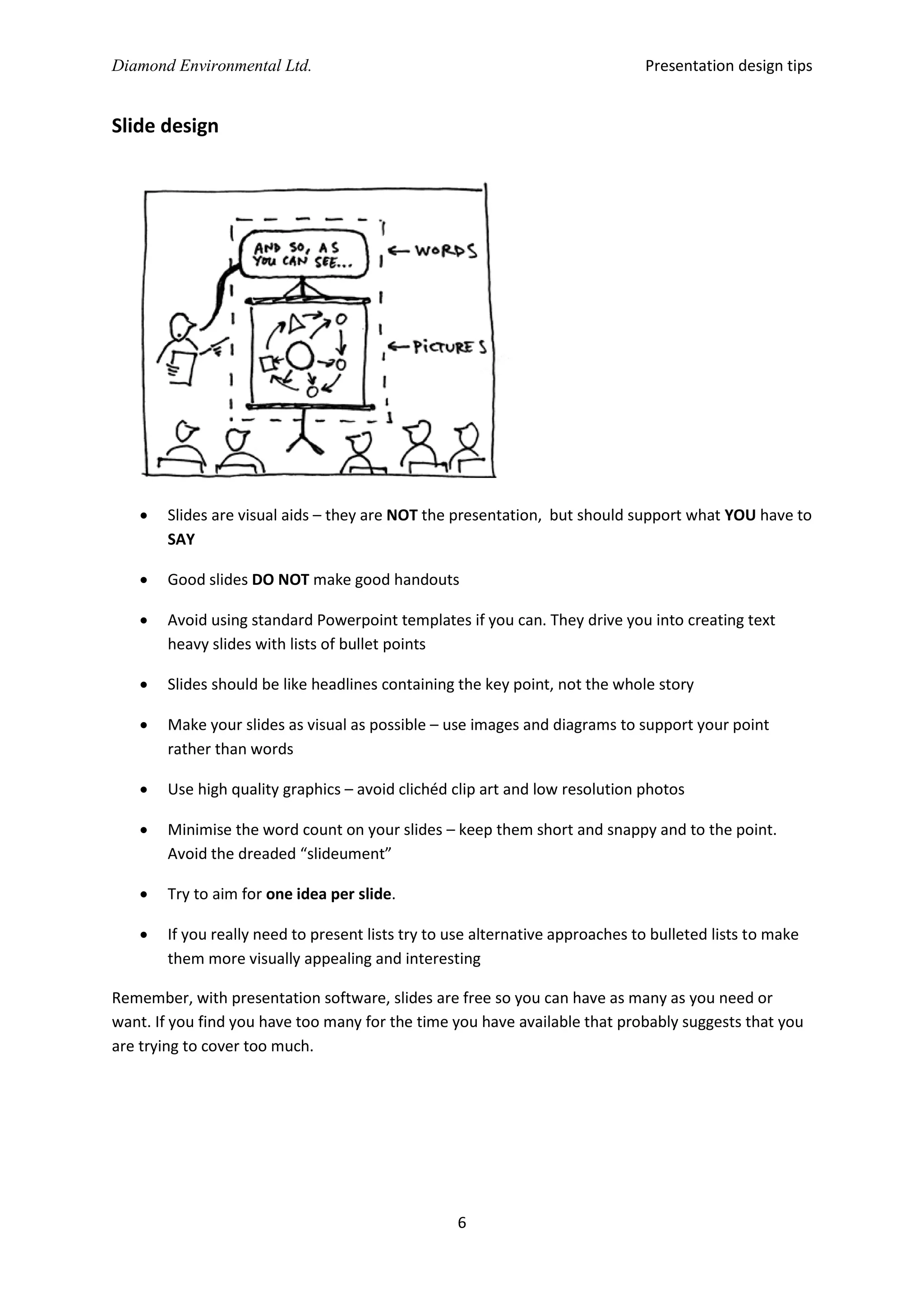 Presentation design workshop handout | PDF