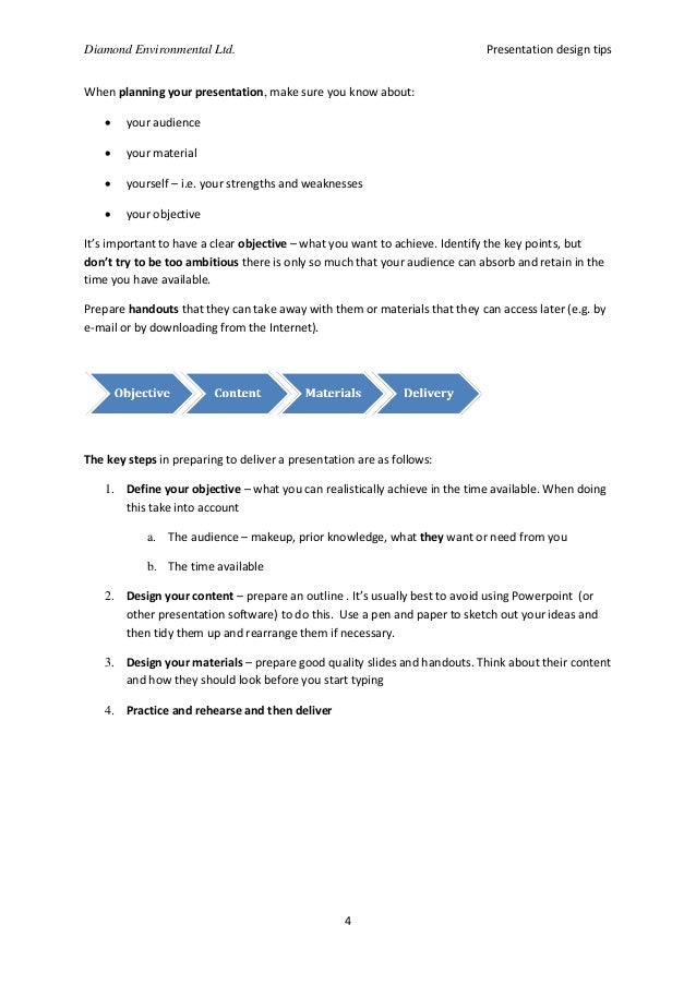 Presentation design workshop handout