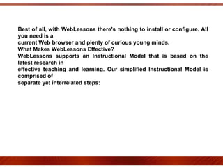 WEBLESSON | PPT