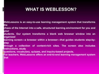 weblesson | PPT