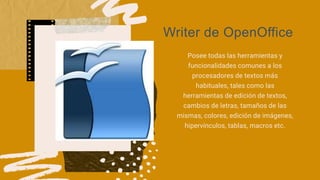 Presentación de tipos de procesadores de texto | PPTX