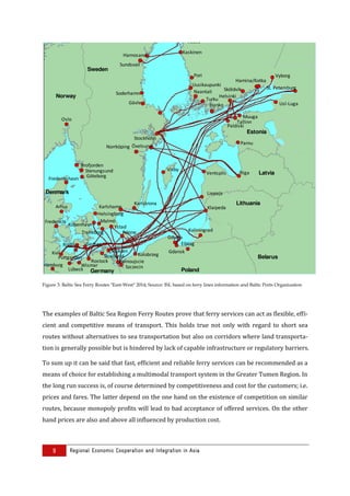 Development of Ferry Boat Routes in Northeast Asia Utilizing European ...