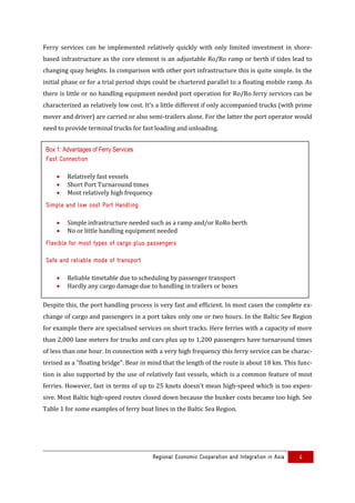 Development of Ferry Boat Routes in Northeast Asia Utilizing European ...