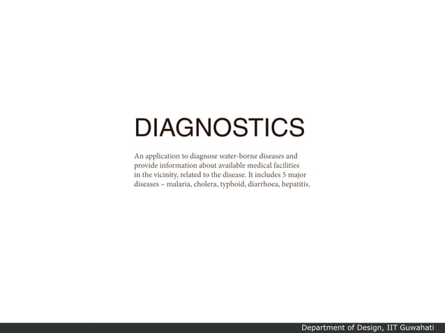 Diagnostics - Design Concept | PPT