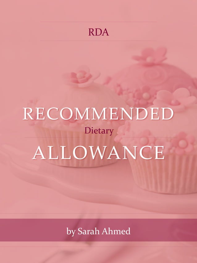 RDA recommended dietary allowance | PDF | Parenting Babies and Toddlers ...