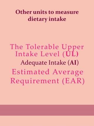 RDA recommended dietary allowance | PDF