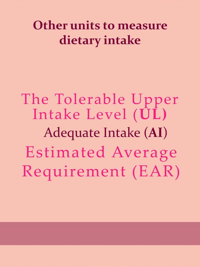 RDA recommended dietary allowance | PDF | Parenting Babies and Toddlers ...