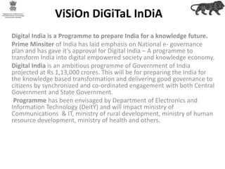 Presentation digital india project by jmv lps | PDF