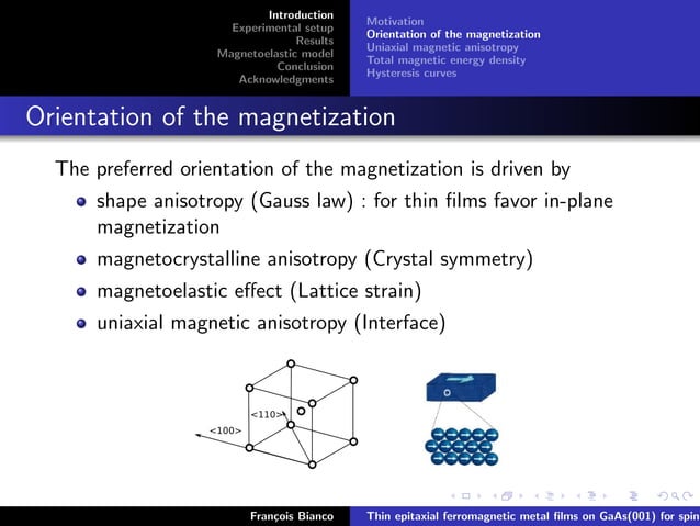 Thin epitaxial ferromagnetic metal films on GaAs(001) for spin injection and tunneling ...