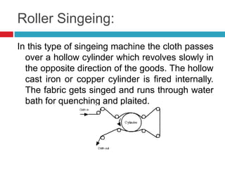 Presentation on Textile Singeing | PPTX