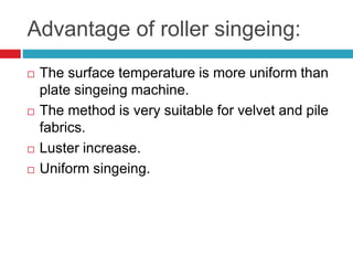 Presentation on Textile Singeing | PPTX