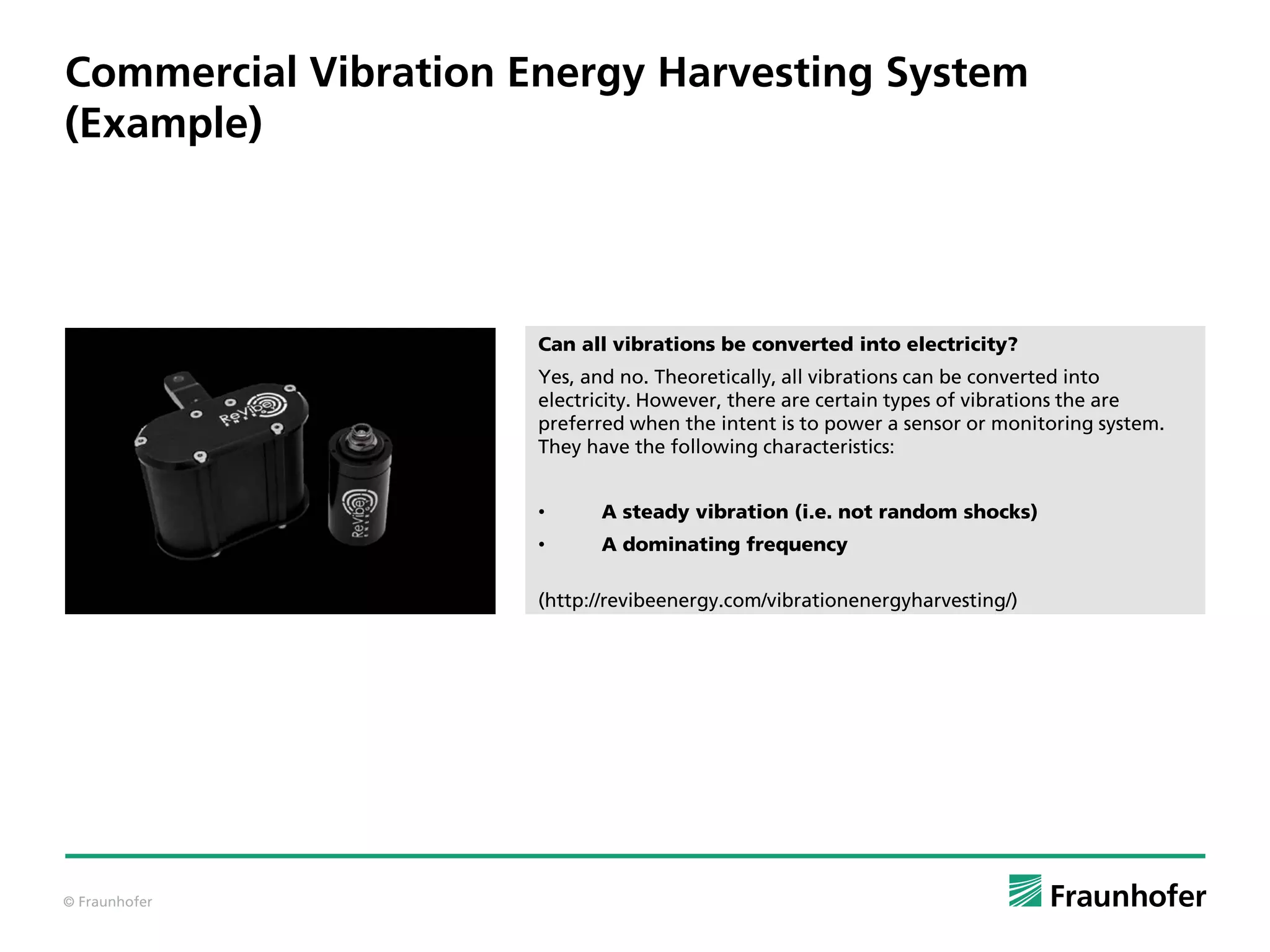 Methodical Design of Vibration Energy Harvesting Systems | PDF