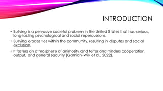 Shifting patterns of bullying in modern society..pptx