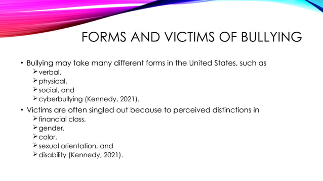 Shifting patterns of bullying in modern society..pptx