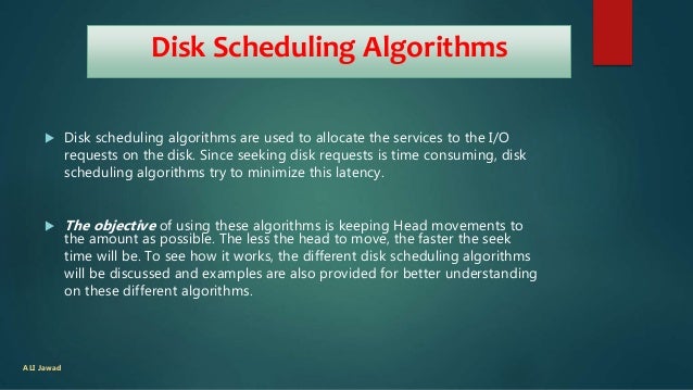Disk Scheduling Algorithms