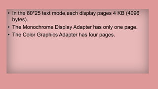 Text Mode Programming in Assembly | PPTX
