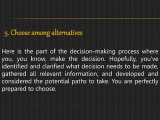 DECISION MAKING | PPTX