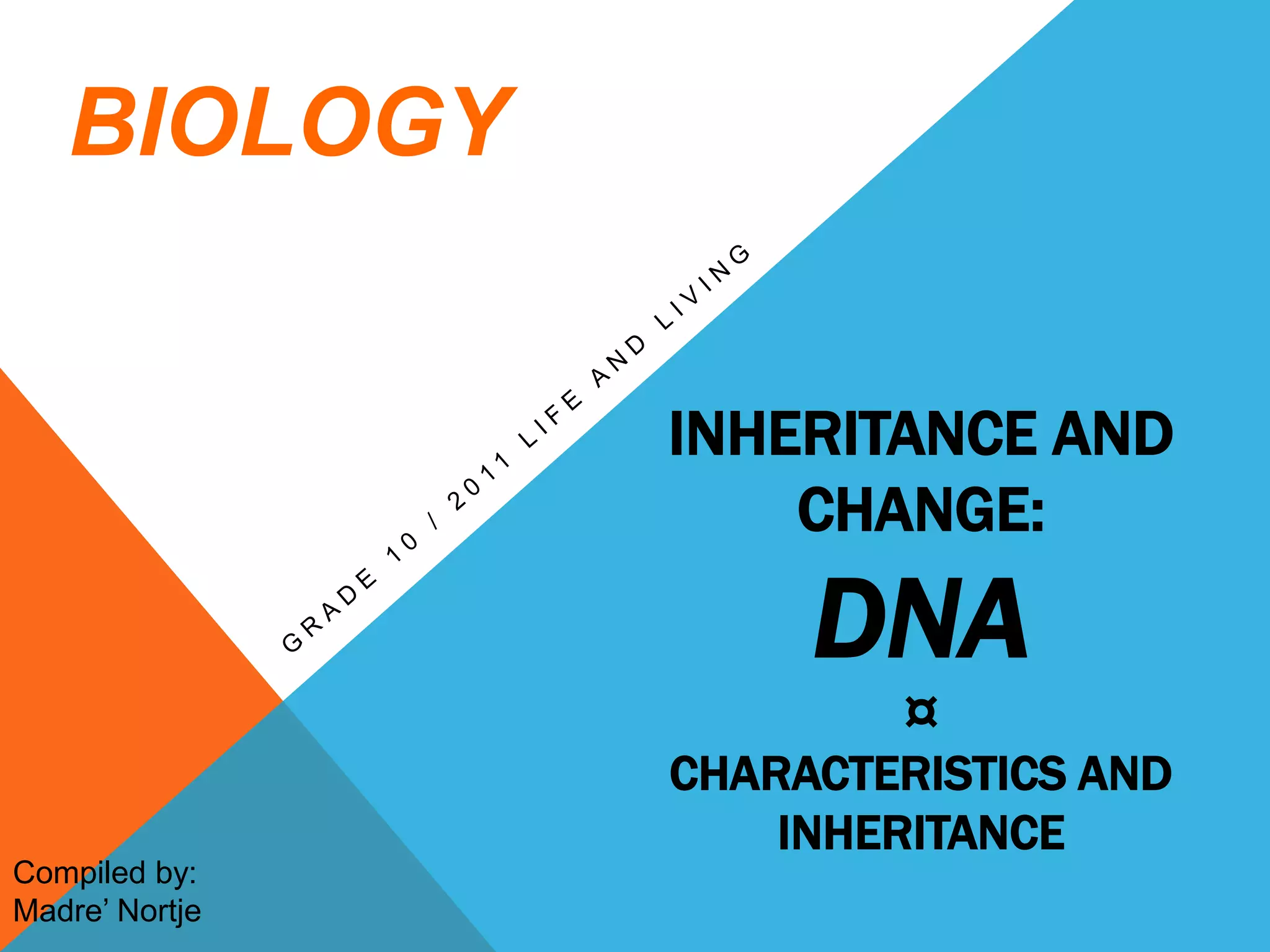 Presentation dna grade 10 | PPTX