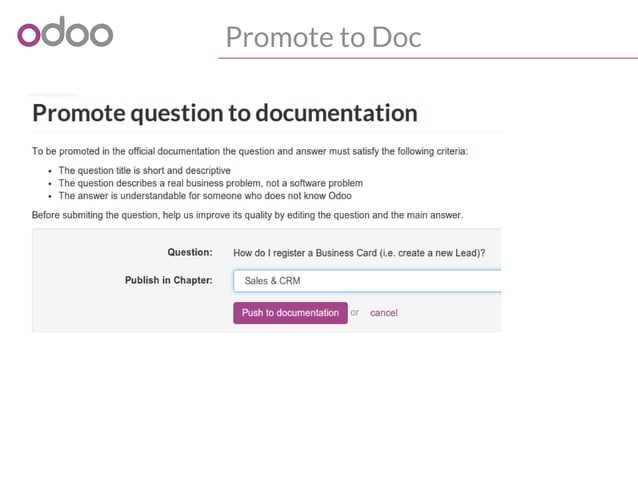 Odoo - Presentation documentation v8 | PDF