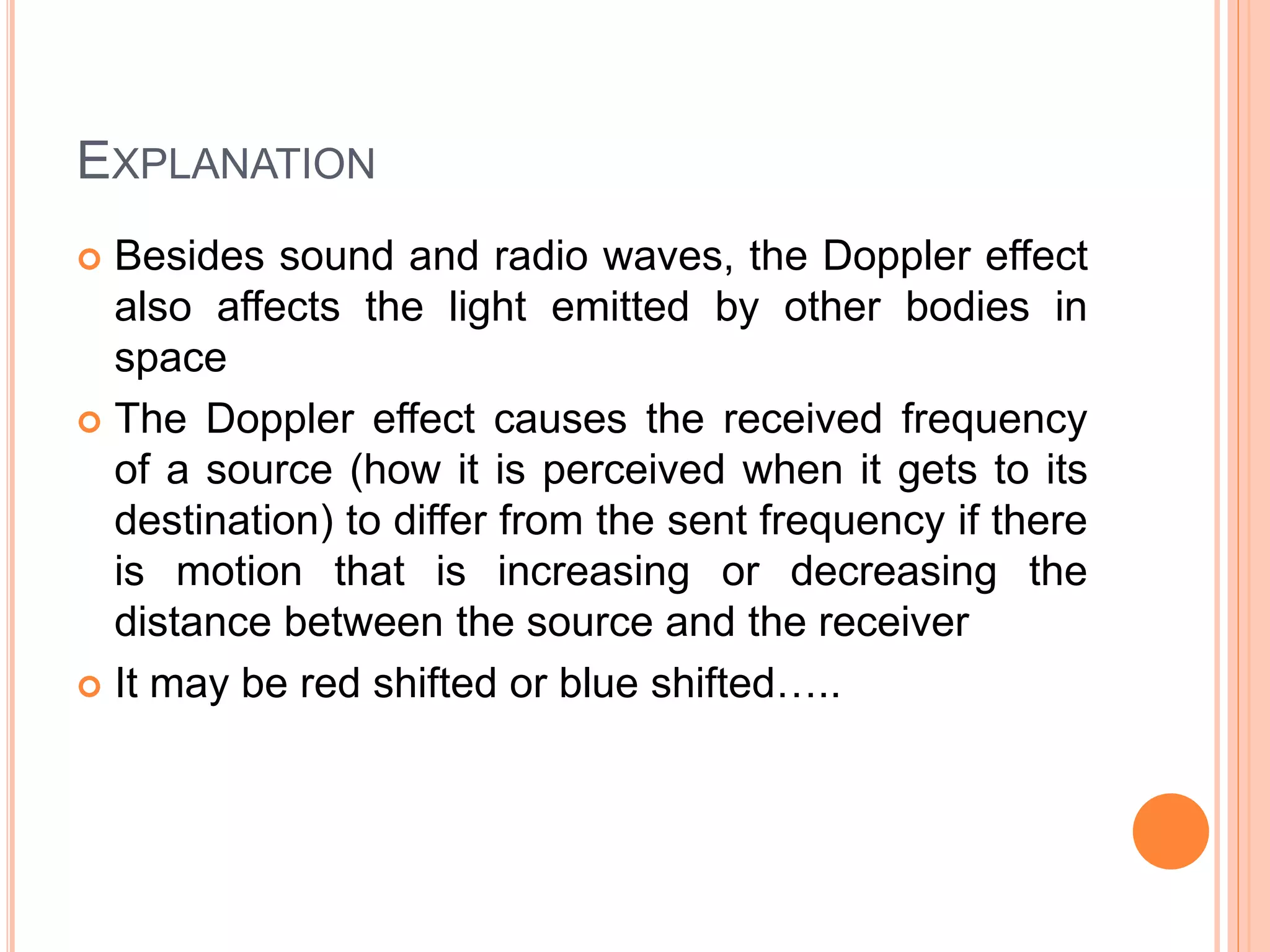 doppler effect | PPTX
