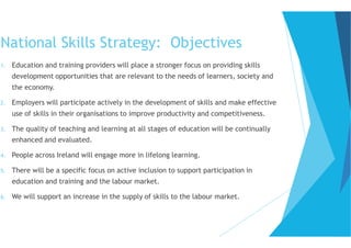 Doyle, Mary - National Skills Strategy | PDF
