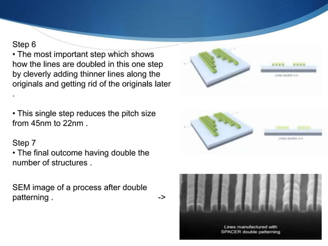 Double patterning for 32nm and beyond | PPTX | Photography | Arts and Crafts