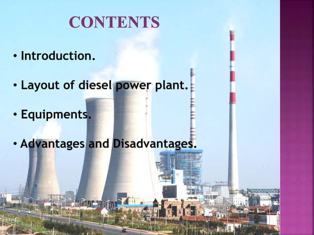 Diesel power plant | PPTX | Science