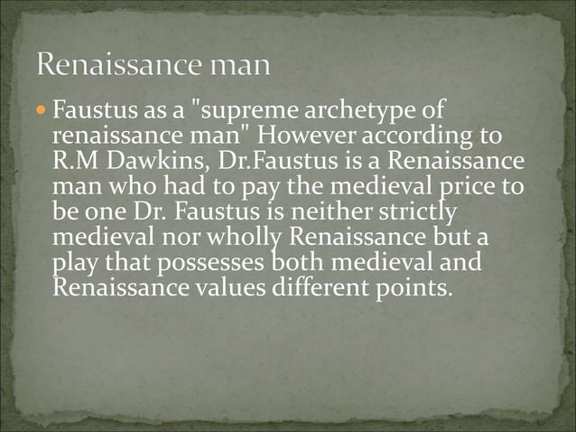 charecter Of Dr.Faustus | PPT