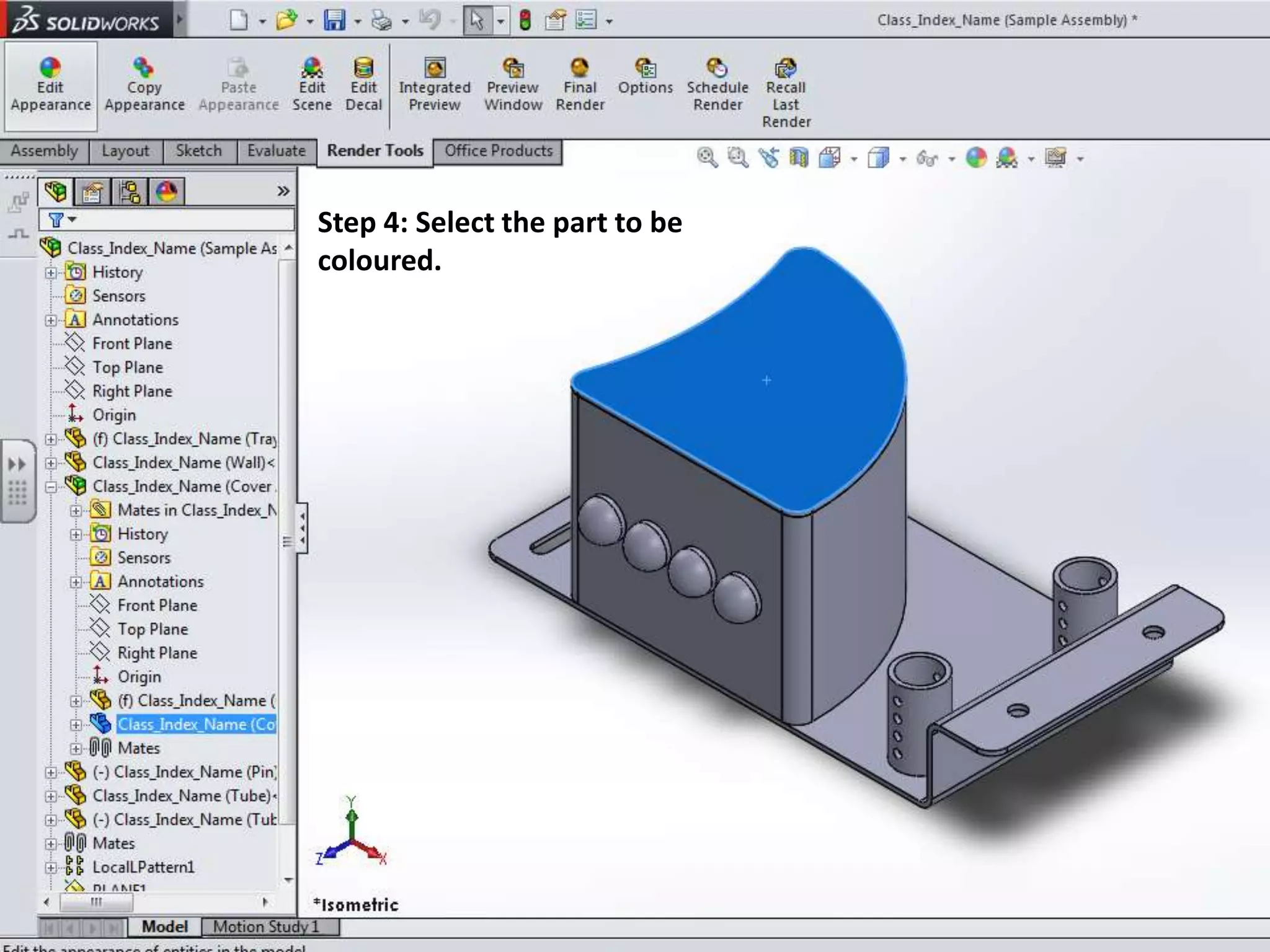 Presentation drawing using solidworks | PPTX