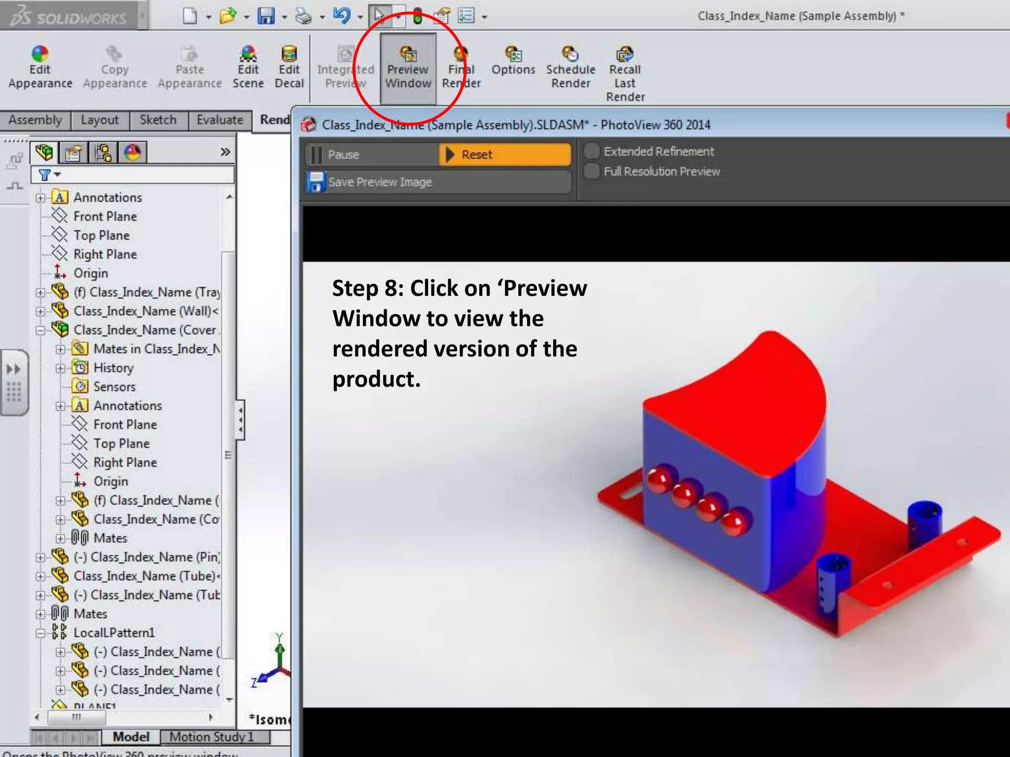 Presentation drawing using solidworks | PPTX