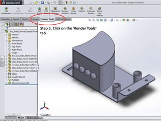 Presentation drawing using solidworks | PPTX