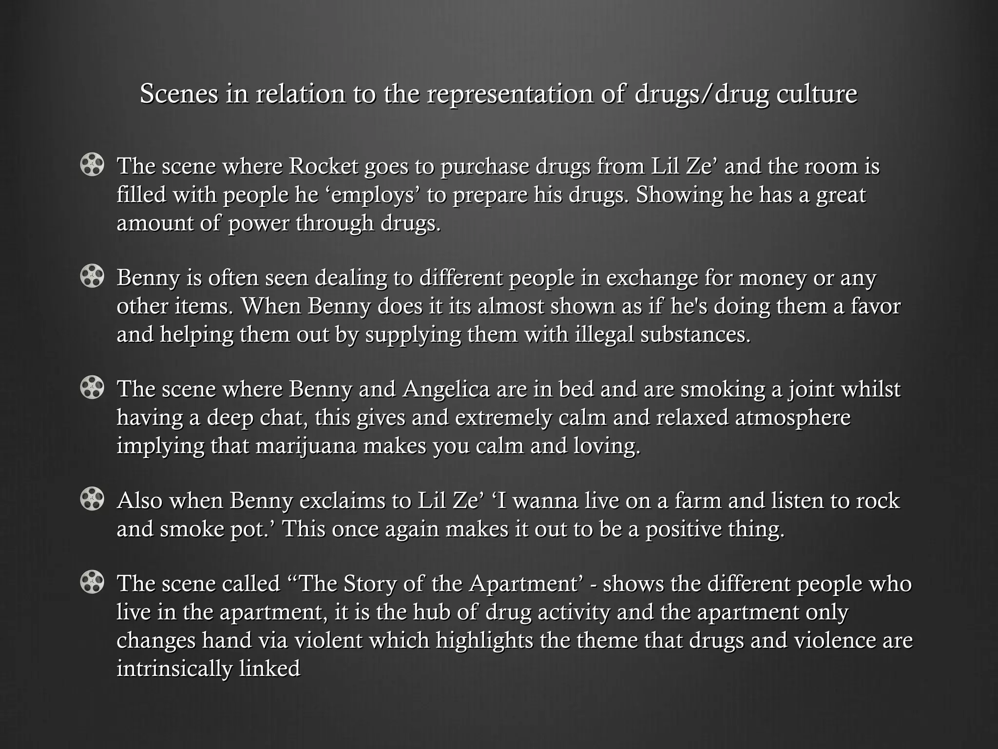 City of God - Drugs and Drug Culture | PPT