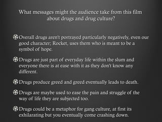 City of God - Drugs and Drug Culture | PPT