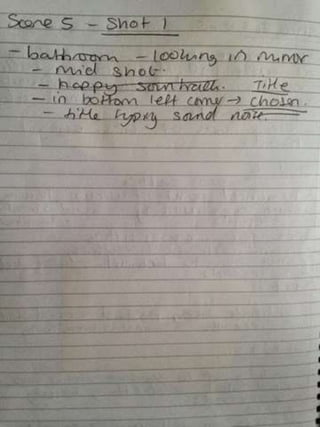 DRAFT SHOOTING SCRIPT | PPTX