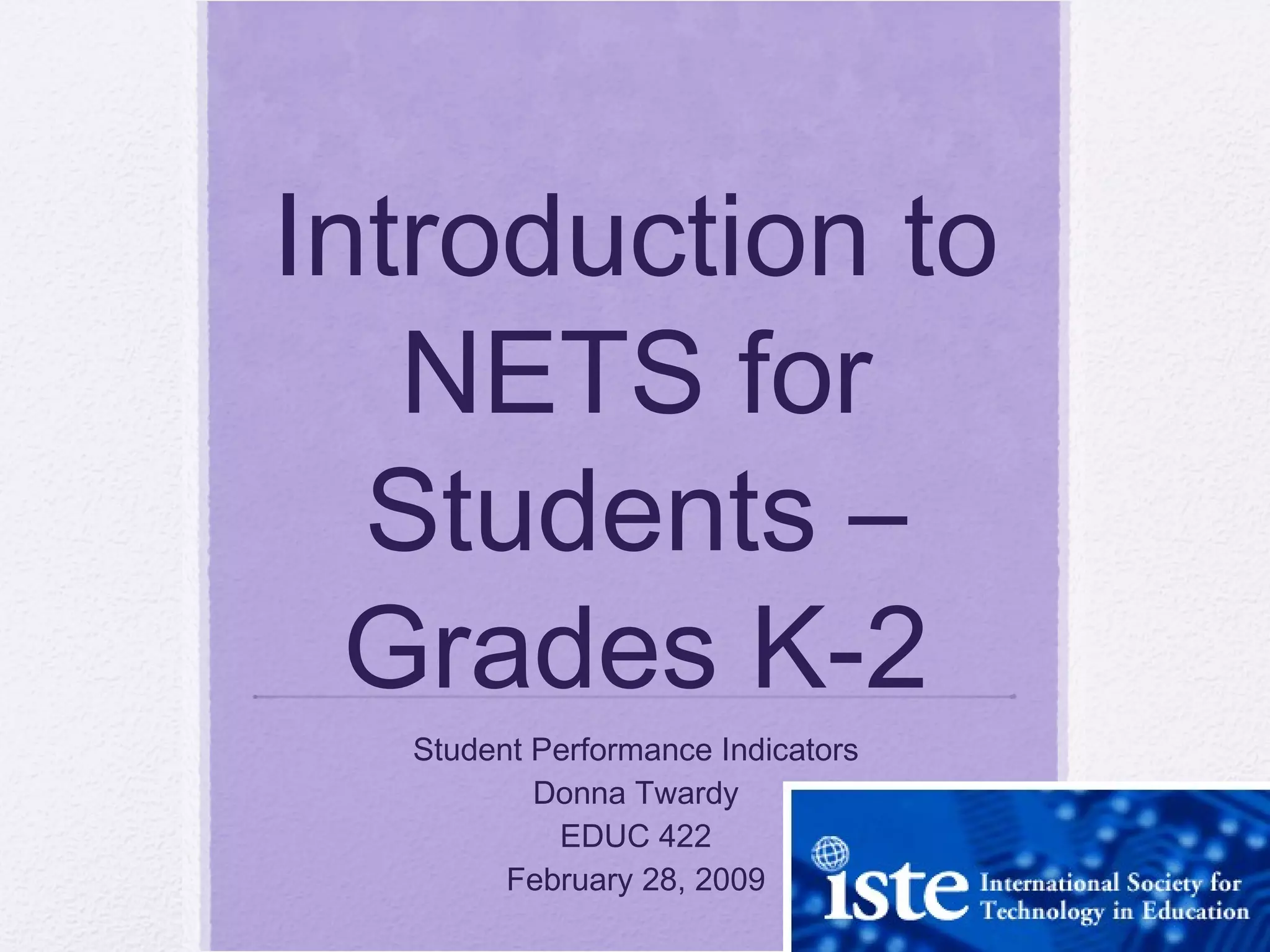 NETS PowerPoint | PPT