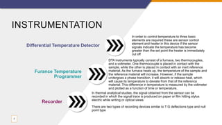Differential thermal analysis dta pptx... | PPTX