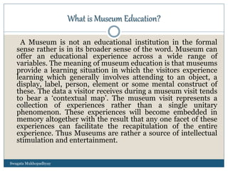Museum Education and Development | PPTX