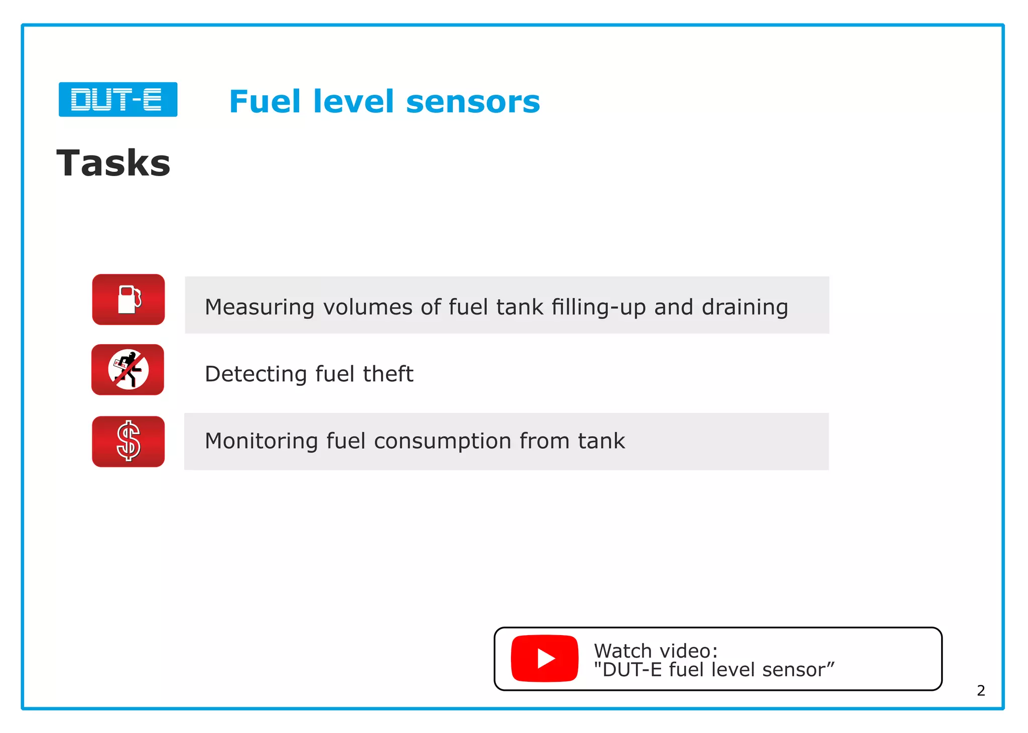 DUT-E Fuel Level Sensor (ENG) | PPT