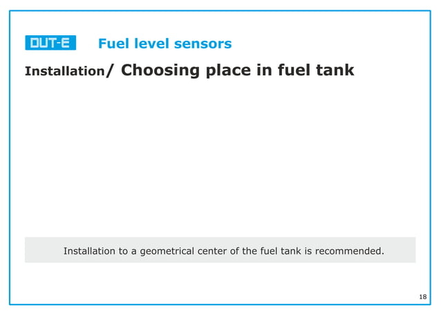 DUT-E Fuel Level Sensor (ENG) | PPT