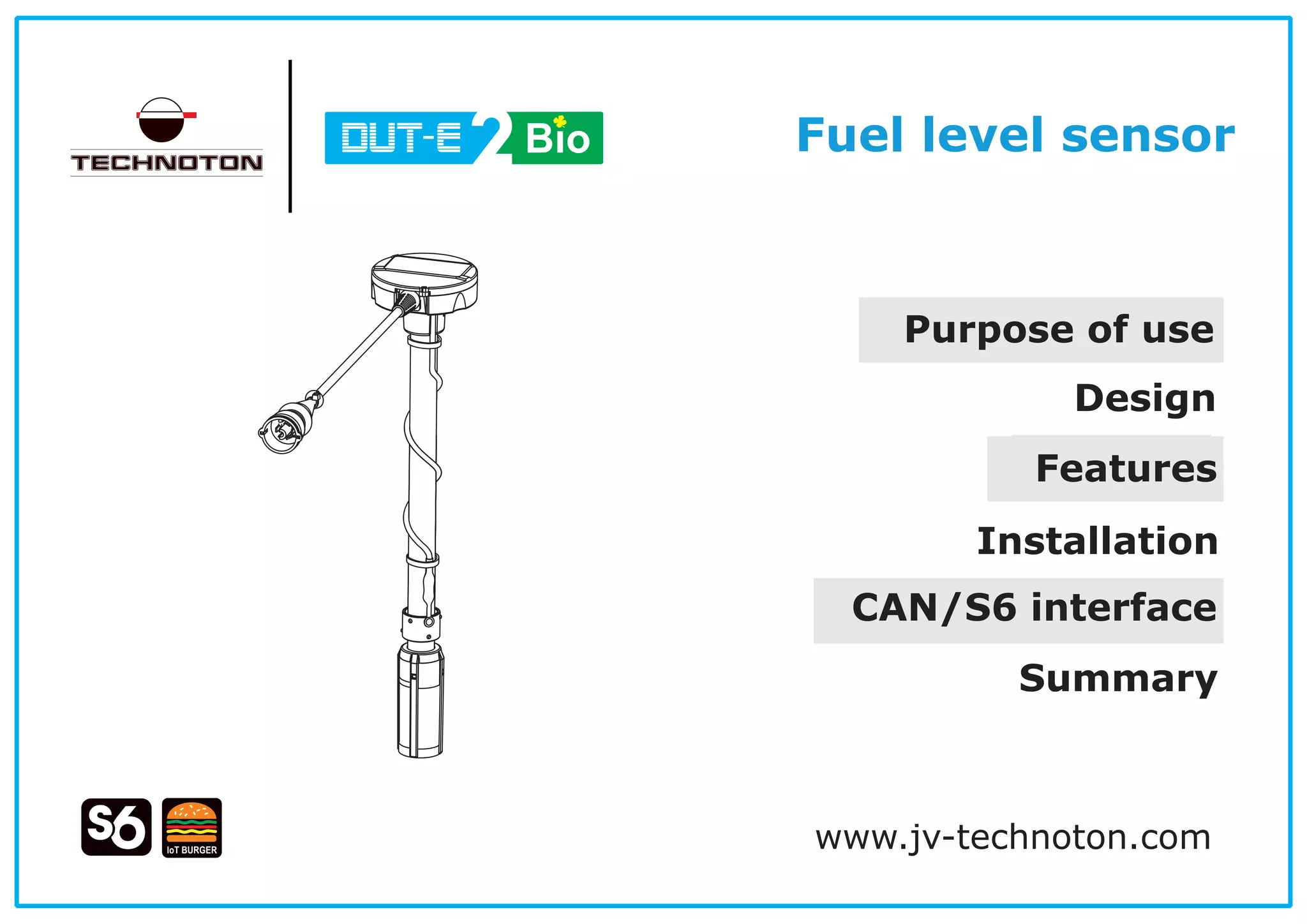 DUT-E 2Bio Fuel level sensor | PPT