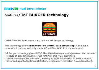 DUT-E 2Bio Fuel level sensor | PPT