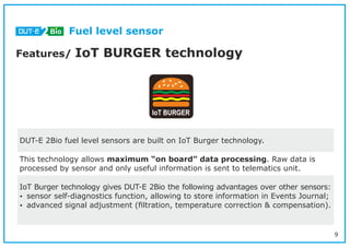 DUT-E 2Bio Fuel Level Sensor (ENG) | PDF