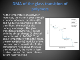 Presentation dynamic mechanical analysis (dma) | PPTX