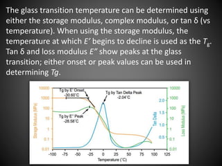 Presentation dynamic mechanical analysis (dma) | PPTX